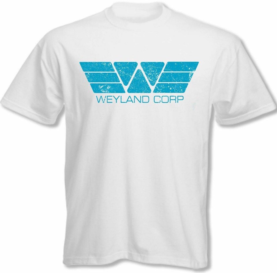 Alien T-Shirt Weyland Corp Mens Retro Predator Prometheus Nostromo ...