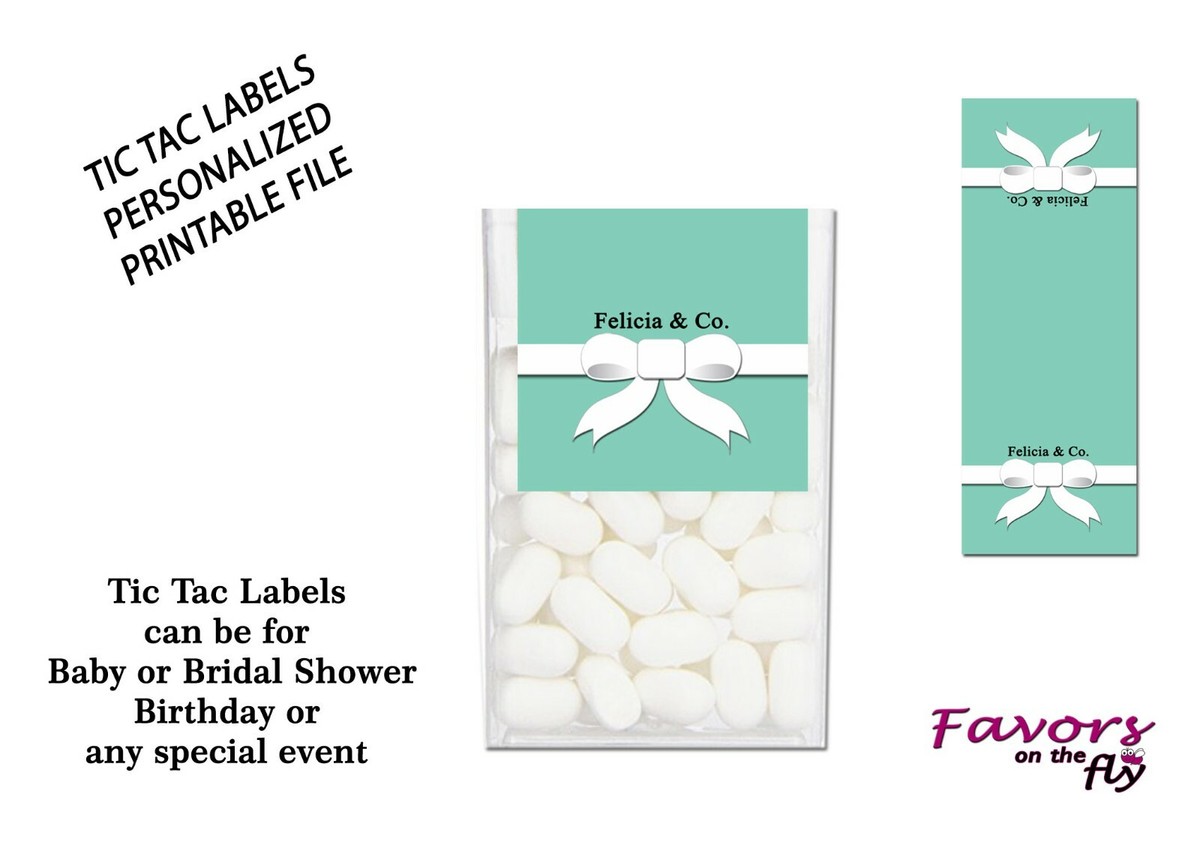 Tic Tac Label Printables