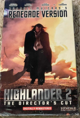 Highlander 2 The Quickening Renegade Version VHS BRAND NEW action sci ...
