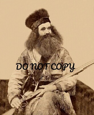 ANTIQUE 8X10 REPRO PHOTO PRINT MOUNTAIN MAN SETH KINMAN MUZZLELOADING ...