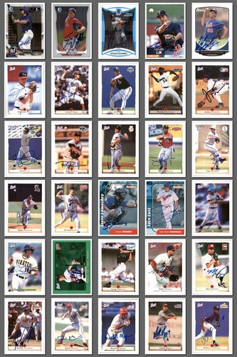 Lot Of (30) Signed Baseball Cards MLB/MILB RC Rookie Auto AU Autograph ...