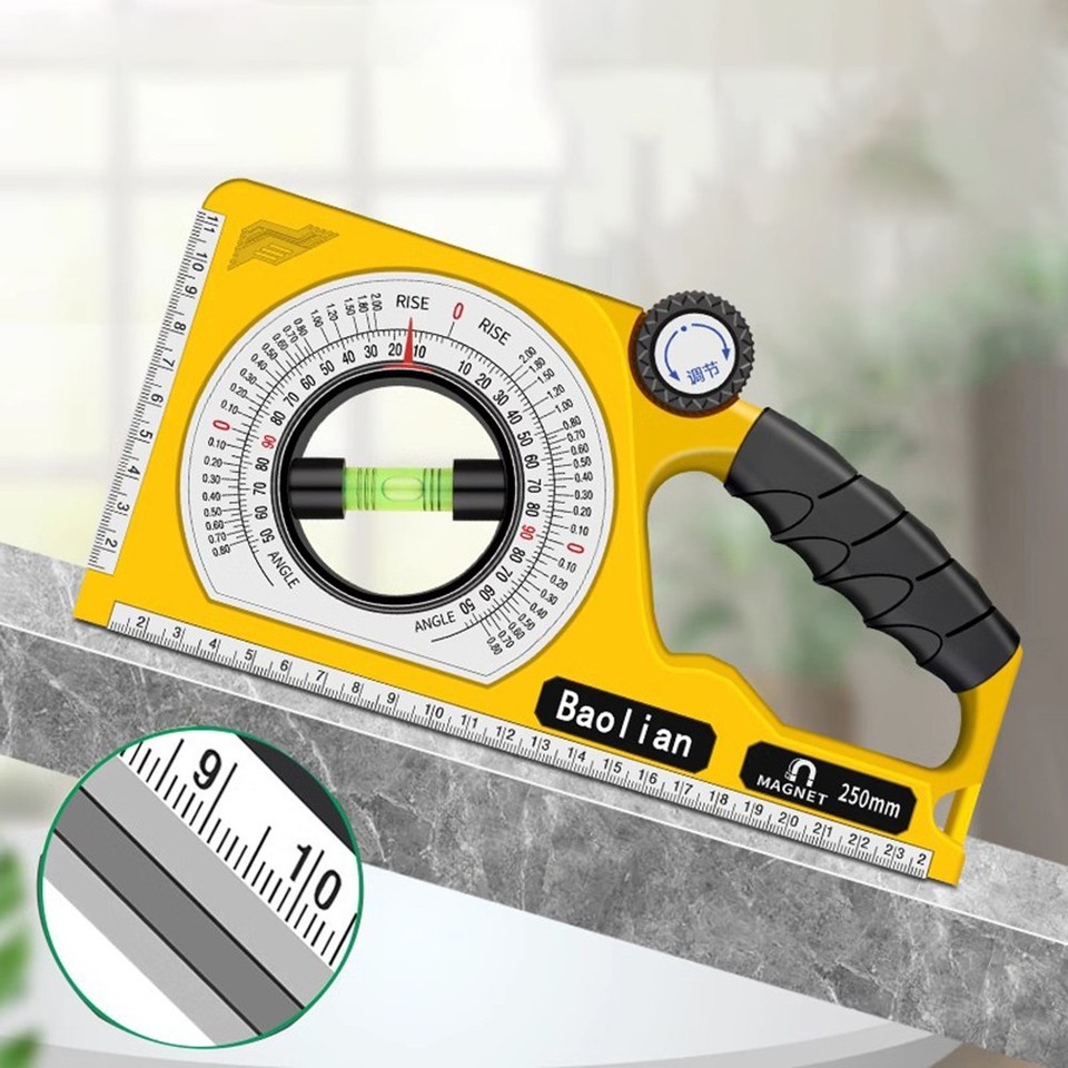 Construction Site Incline Meter Angle Measurement Tool Ergonomic Handle ...
