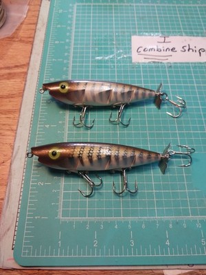 Vintage Johnny Rattler Topwater Lures New Baby Bass Color 4 Inch Loud ...