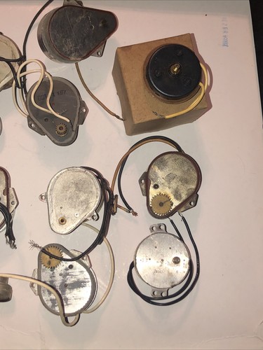 Large Lot Of Telechron Clock Motor Rotor Electric Coil Used Non Running ...