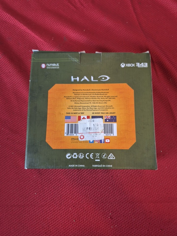 Numskull HALO Master Chief Desk Lamp/Wall Light Battery Or USB Powered ...