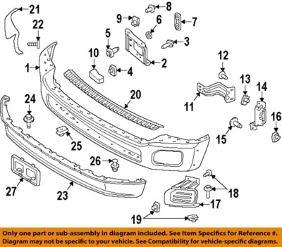 FORD OEM 11-16 F-250 Super Duty Bumper Components-Isolator BC3Z17754A ...