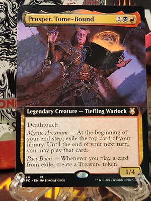 Prosper Tome-Bound Extended Art MTG Adventures in the Forgotten Realms ...