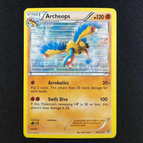 Archeops 54/101 Holo - Plasma Blast - Pokémon Card | eBay