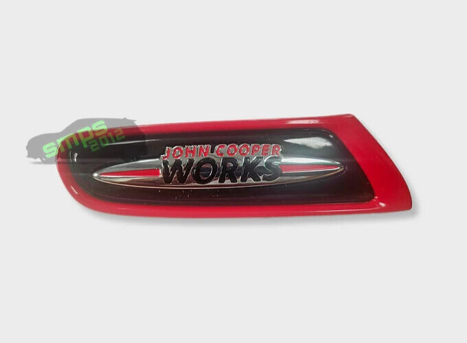 Genuine MINI John Cooper Works F56 Chrome Badge Side Scuttle Inserts ...