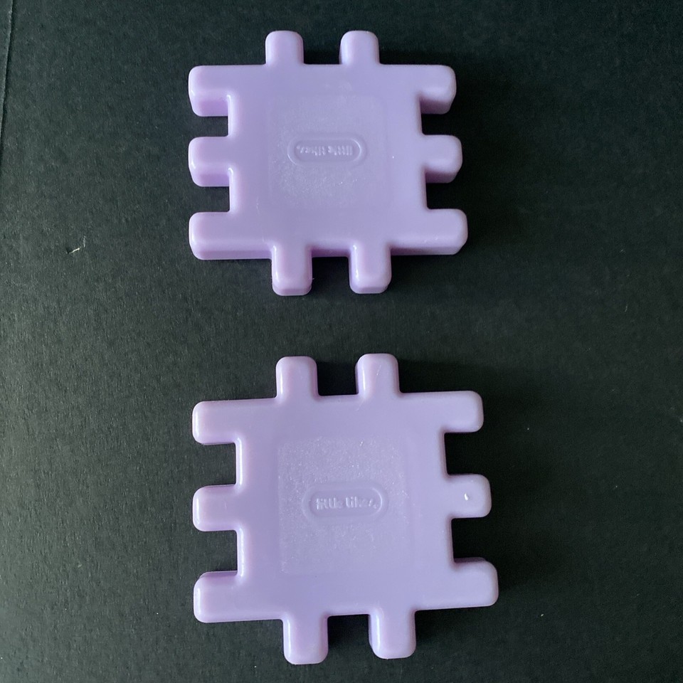 Little Tikes 4" Wee Waffle House 15PC Lot Waffletown Pastel Purple ...
