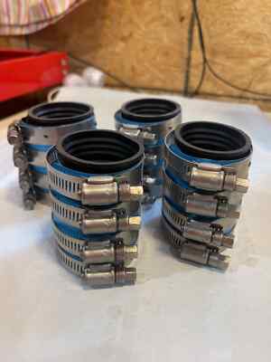 4 NEW Mission 1-1/2" Heavy Duty No Hub Coupling #1901115 (C4) | eBay