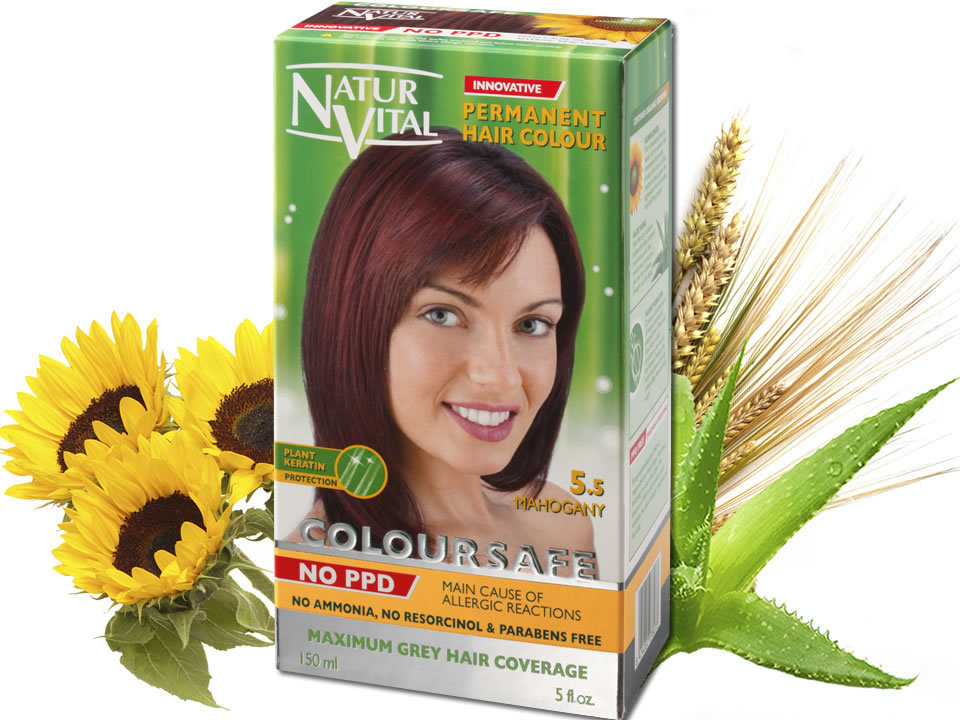 NATUR VITAL PERMANENT HAIR COLOR-NO PARABENS-NO PDD-NO AMMONIA-NO ...
