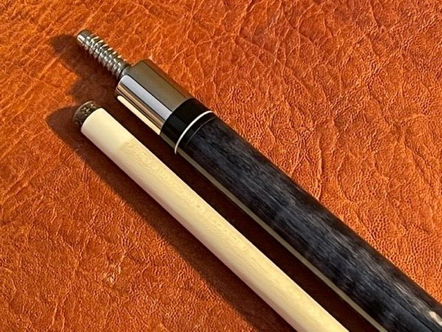 Carl Giuli Custom Stained Curly Maple Pool Cue. Notched Diamond. Maple ...