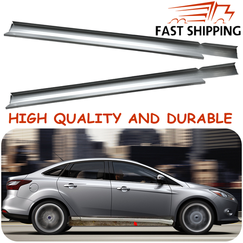 Silver Slip-on Rocker Panel 4 door Left+Right Fit For 2008-2011 Ford ...
