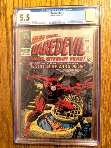 Daredevil #13, Feb/66, CGC 5.5, Kazar and Plunderer Origin | eBay