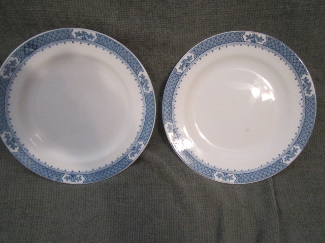 F. WINKLE & CO WHIELDON WARE DALMENY DESSERT PLATES SET OF TWO, ENGLAND ...