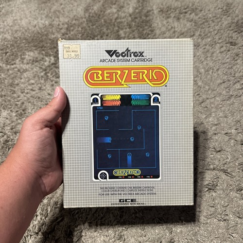 Berzerk Vectrex Complete CIB Box, Cart, Overlay, Manual | eBay