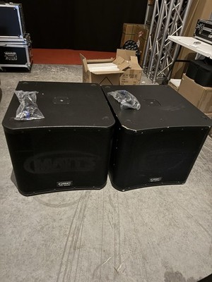 QSC KW181 Powered Active Subwoofers 1000W 18 Inches With Covers Pair | eBay