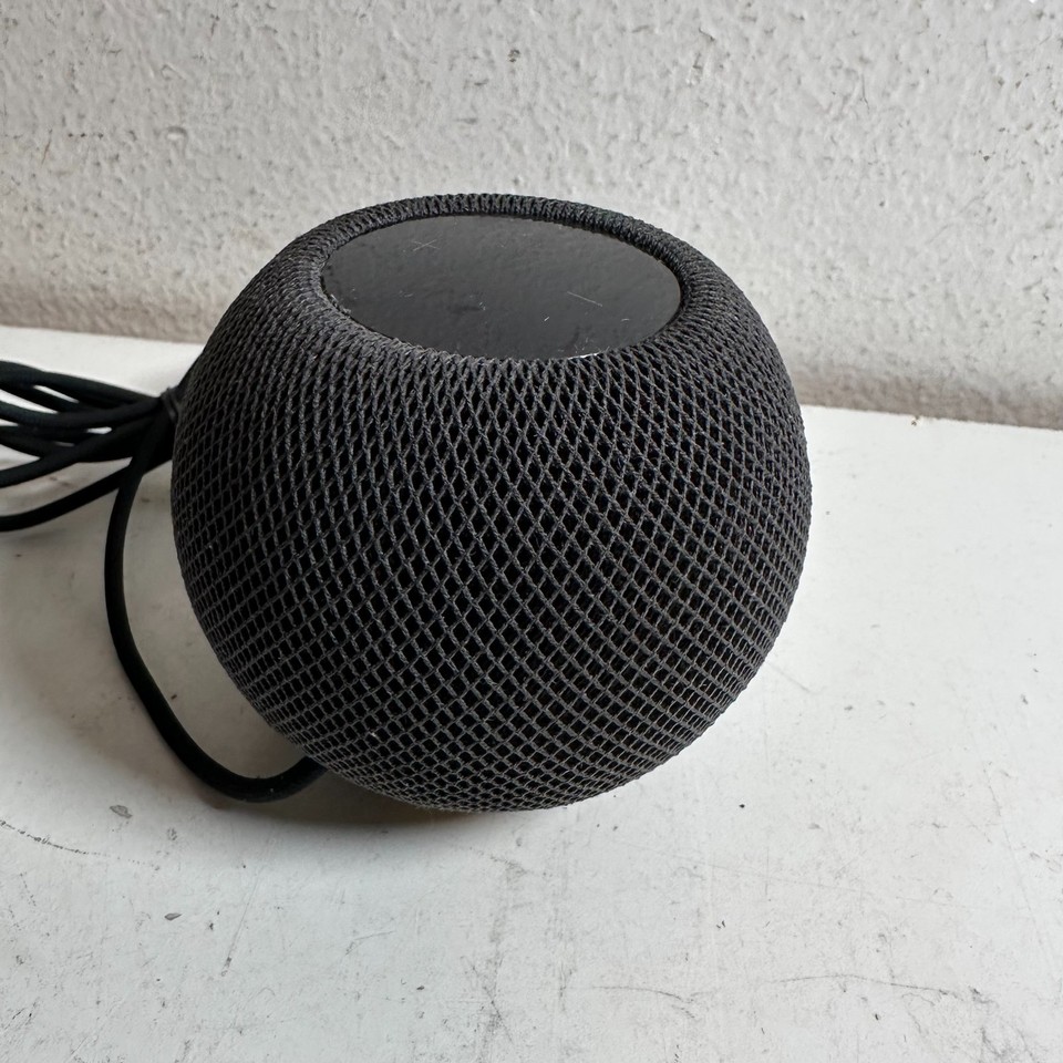 Apple HomePod Mini A2374 Black USB-C Wireless WiFi Portable Smart ...