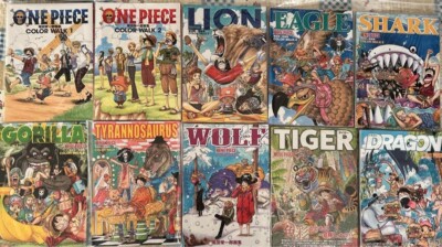 ONE PIECE Color Walk 1-10 Latest Complete Set Eiichiro Oda Art Book ...