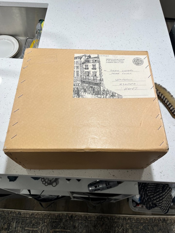 Men's Vintage Lock & Co. Bowler Derby Hat Sze 7 3/8 | eBay