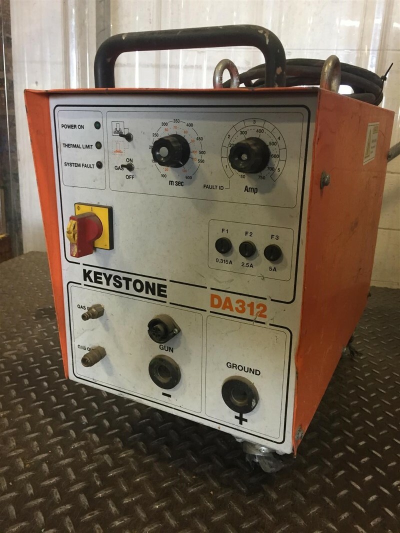 Keystone DA312 Drawn Arc Stud Welder Weld 3 Phase Da 312 for sale ...
