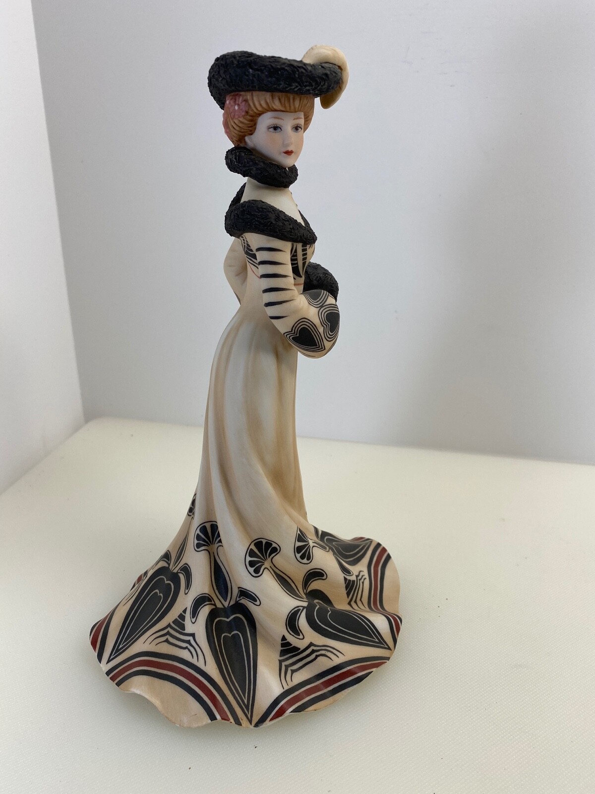 Lenox Tea at the Ritz Fine Porcelain Lady Sculpture Figurine 8.5" Japan ...