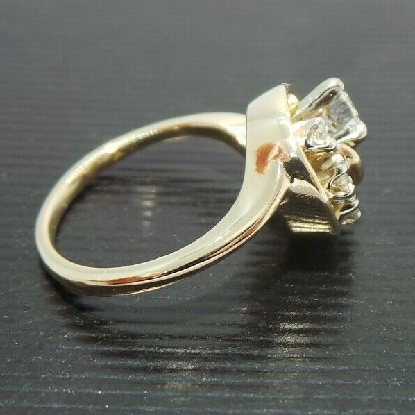 ESTATE 14K YG LADIES DIAMOND RING .50 tcw SZ 5 G118175-2 4.34 grams | eBay