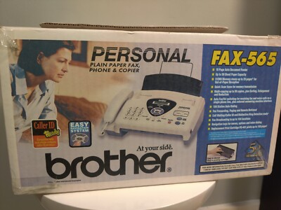 New Vtg Brother FAX-565 Personal Fax with Phone Scan Scanner Copier ...