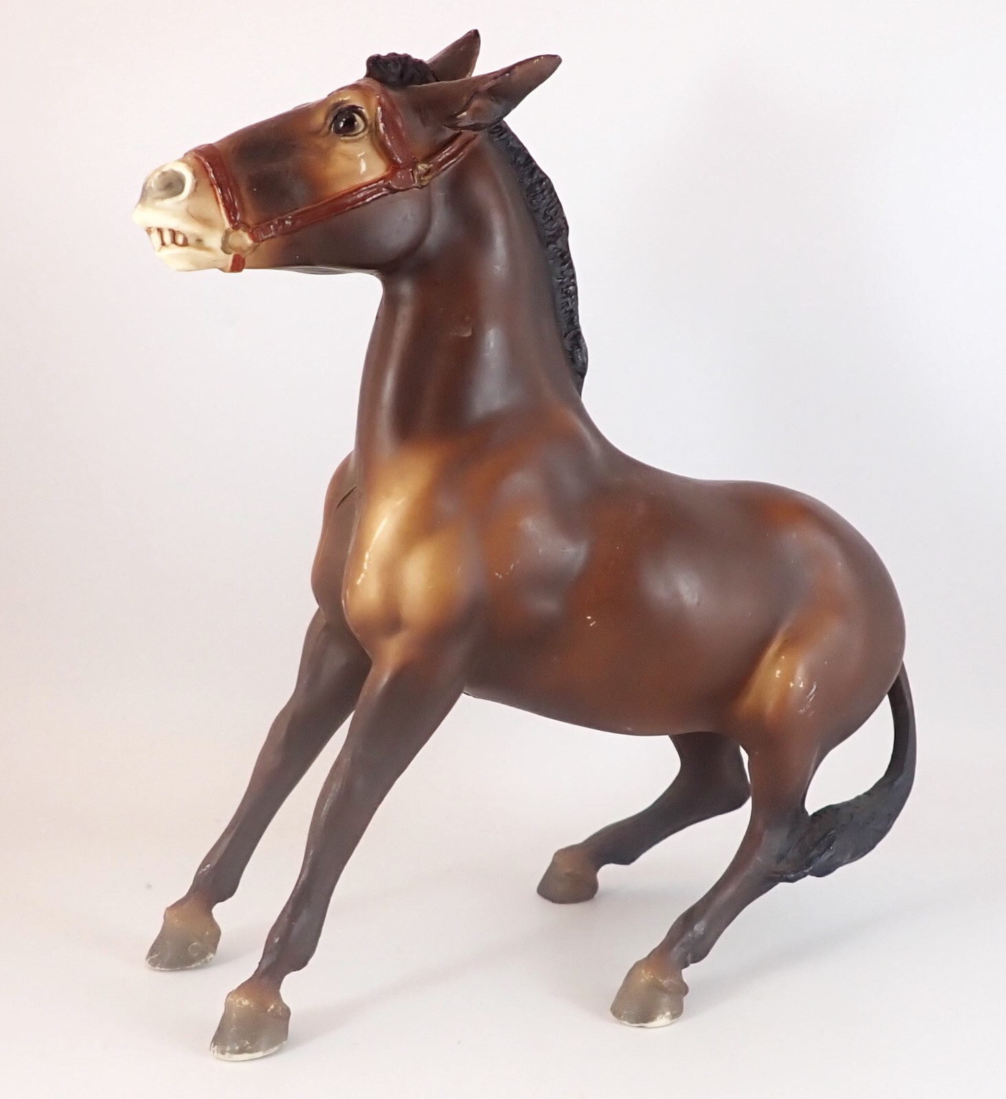 Vintage Breyer Balking Mule Mold #207 Bay Brown Dorsal Stripe Resin ...