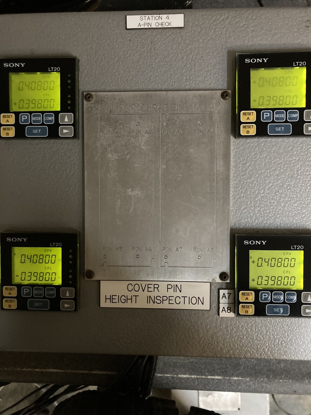 Sony Magnescale 4 Units LT20-201C WITH 8 Encoders (both axis) Full ...