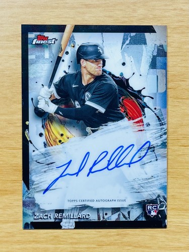 Zach Remillard 2024 Topps Finest #FA-ZR Auto (RC) White Sox | eBay
