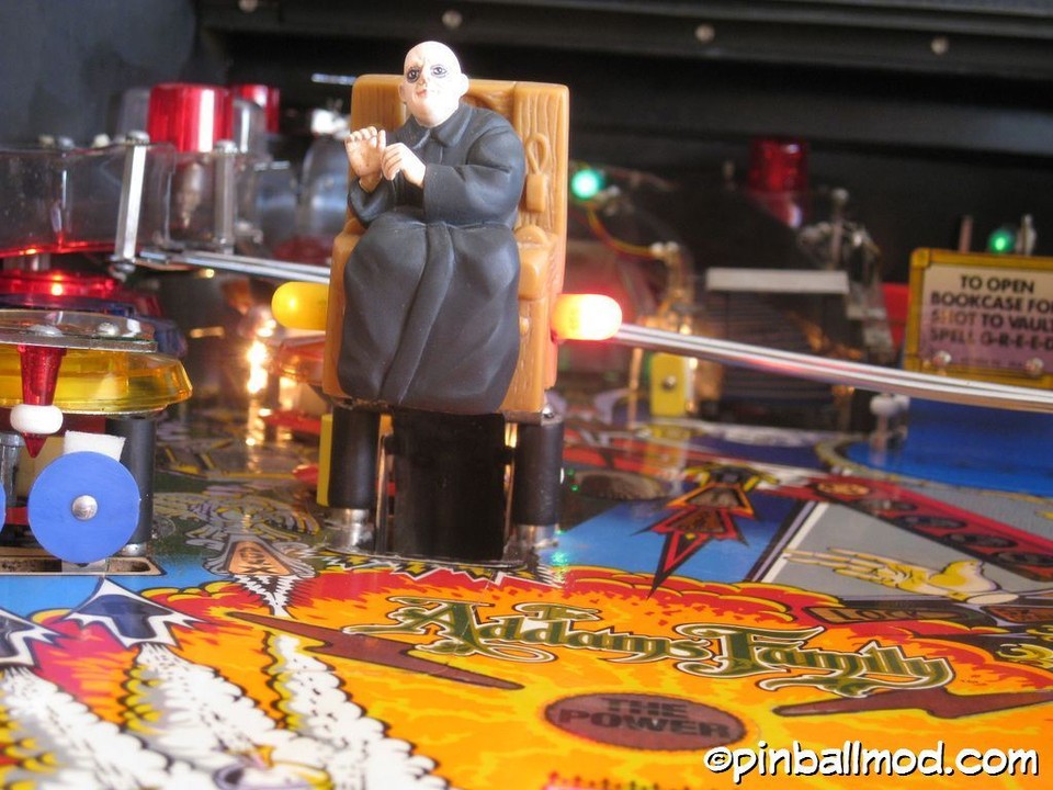 THE ADDAMS FAMILY PINBALL - UNCLE FESTER [flipper mod] | eBay