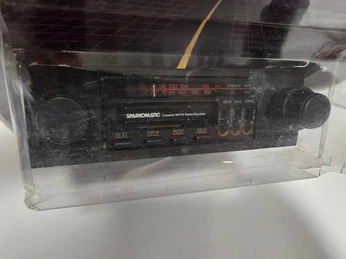 Sparkomatic AM FM Stereo Cassette Deck Player For Car Or Truck SR37 BP ...