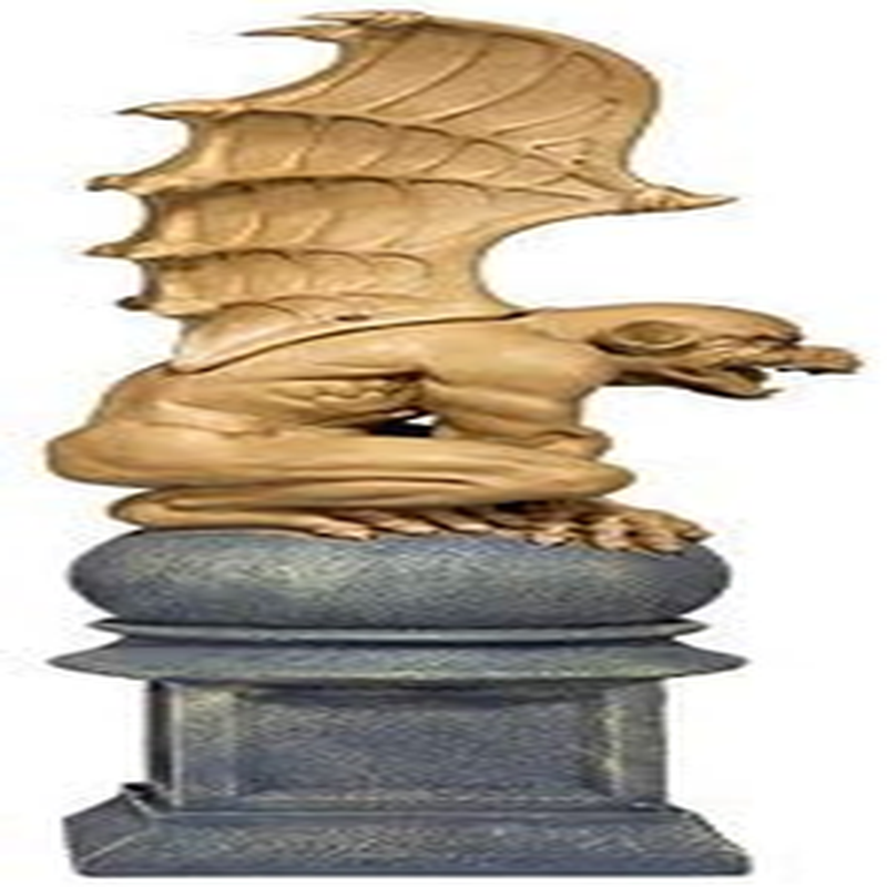 Gargoyle Statue Large Outdoor Stone Garden Vintage Antique Medieval ...