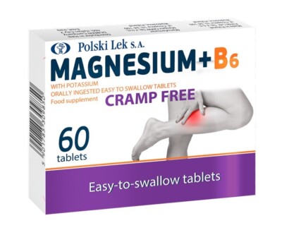 Magnesium B6 with Potassium Cramp Free Magnez B6 z Potasem Zapobie ...