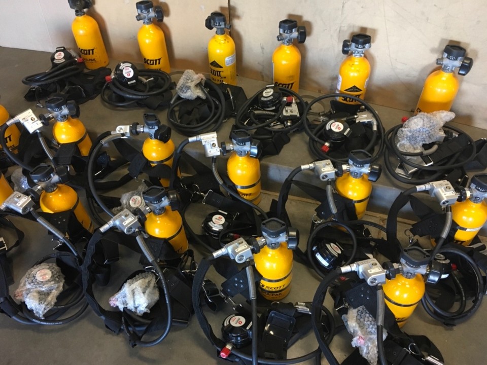 Scott SKA-PAK 5min Emergency Escape SCBA SABA Work Pack Excellent ...