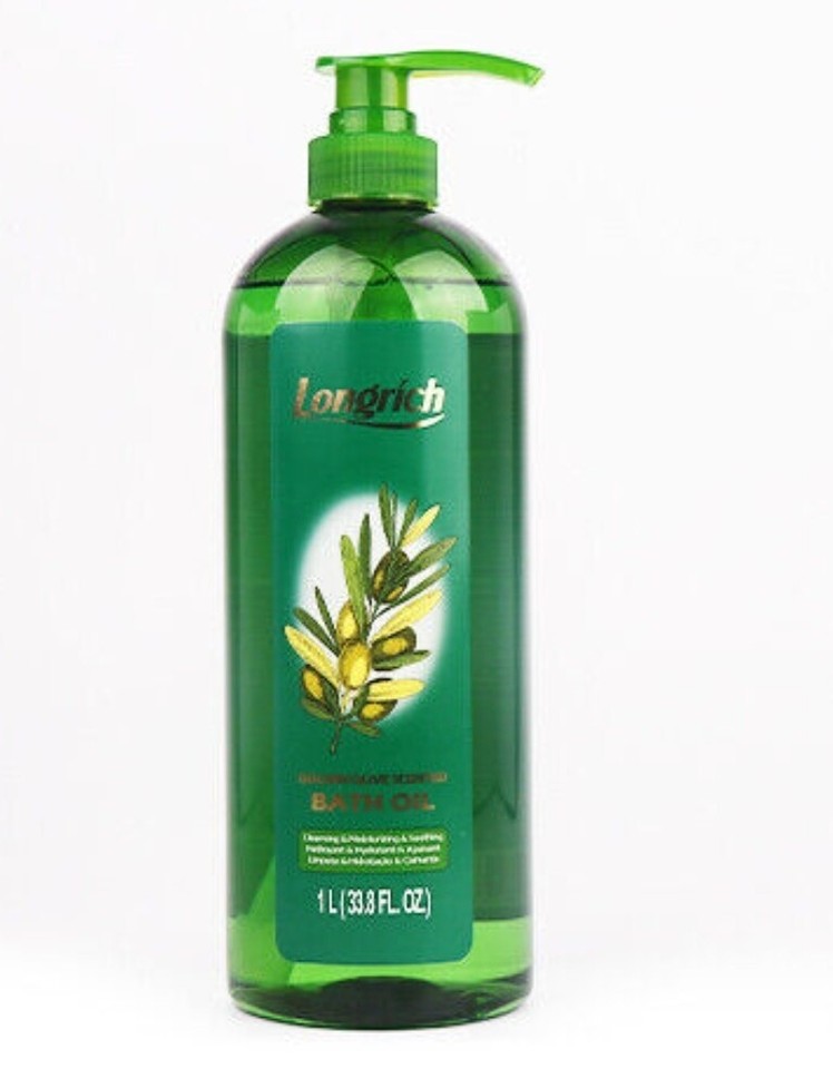 Longrich Bath Oil Golden Olive Scented Bath Oil Cleansing/Moisturizing ...