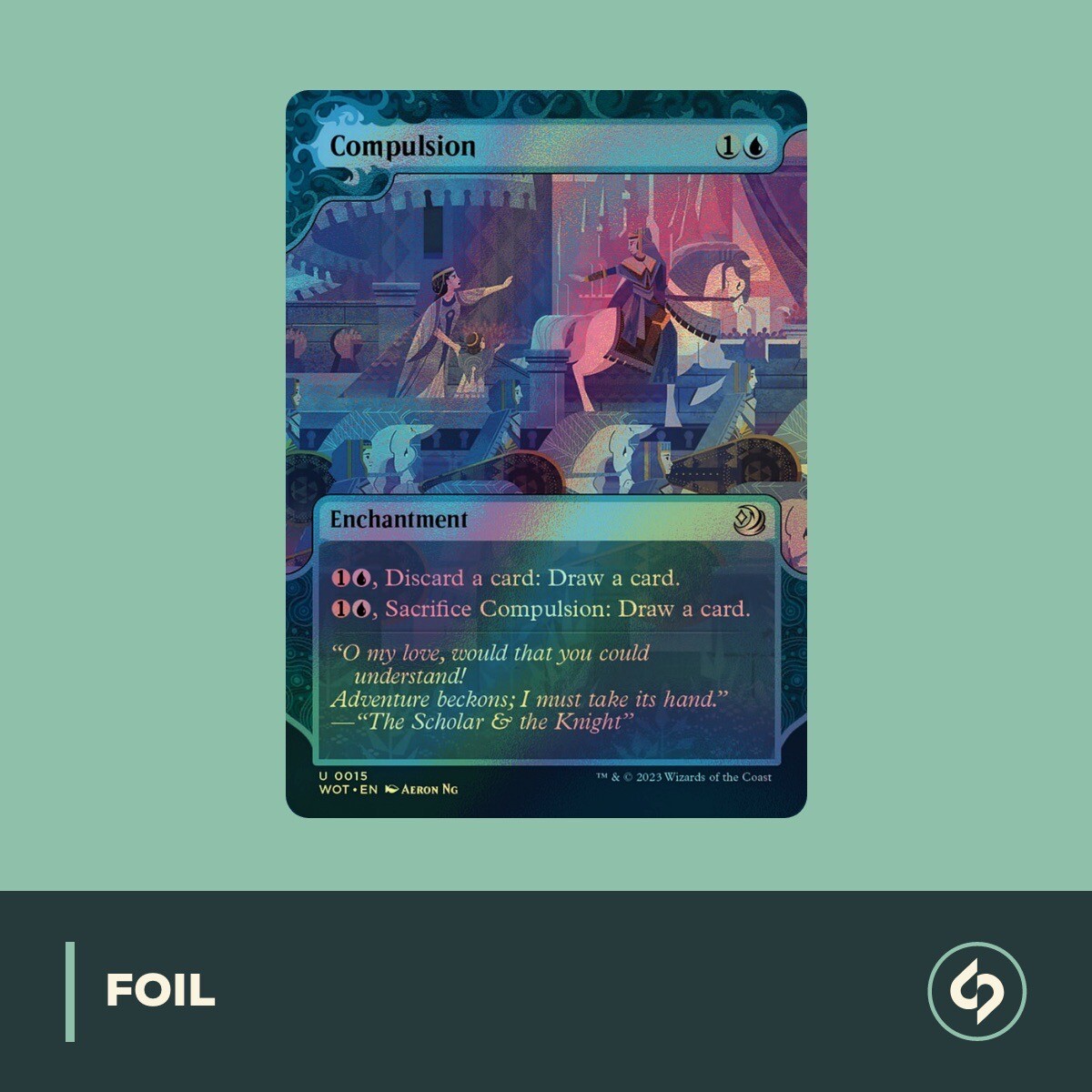 MTG | Compulsion | WILDS OF ELDRAINE | NM | EN | SHOWCASE | FOIL | eBay.de