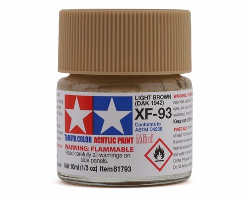 Tamiya Acrylic Mini XF93 Light Brown Paint, 10ml 452118674 | eBay
