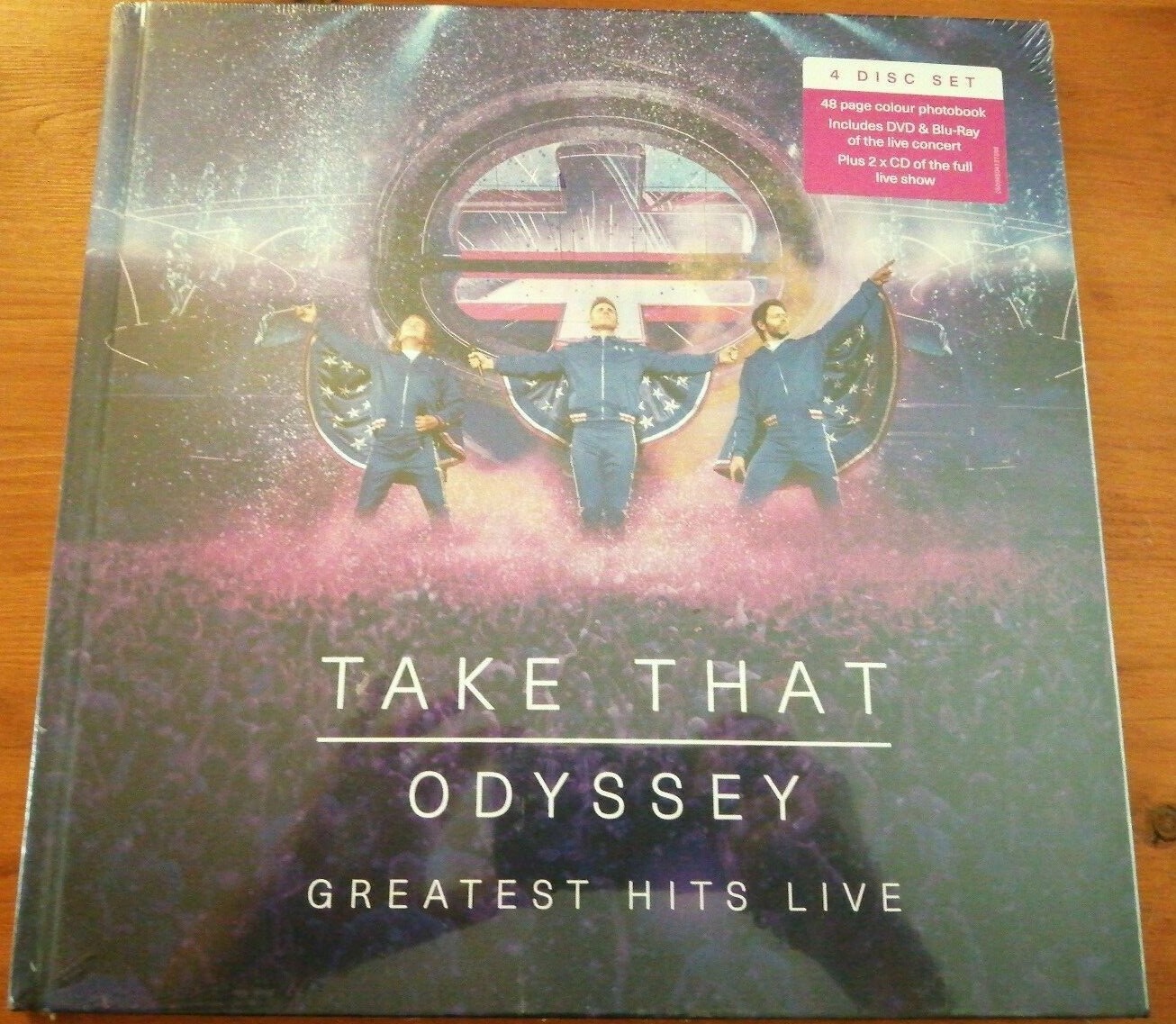 New TAKE THAT-ODYSSEY Greatest Hits Live + Blu-ray DVD + 2CD's + Hard ...
