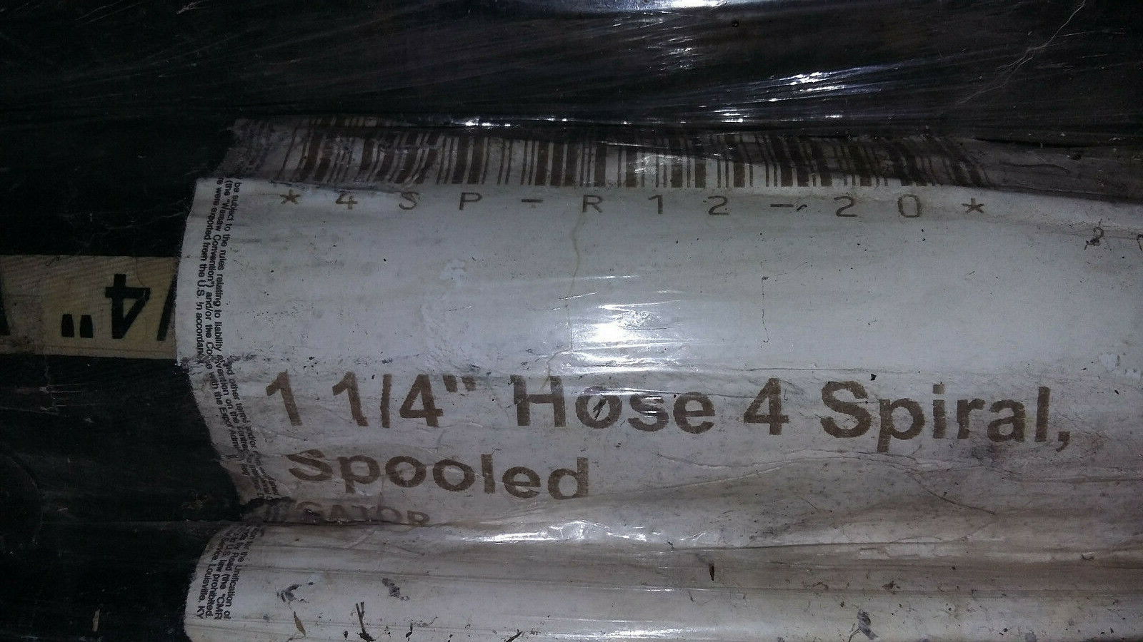 Gator Hose Hydraulic SAE 100R12 100 R12 4SP 1-1/4" 3045 PSI 65.6 ft ...