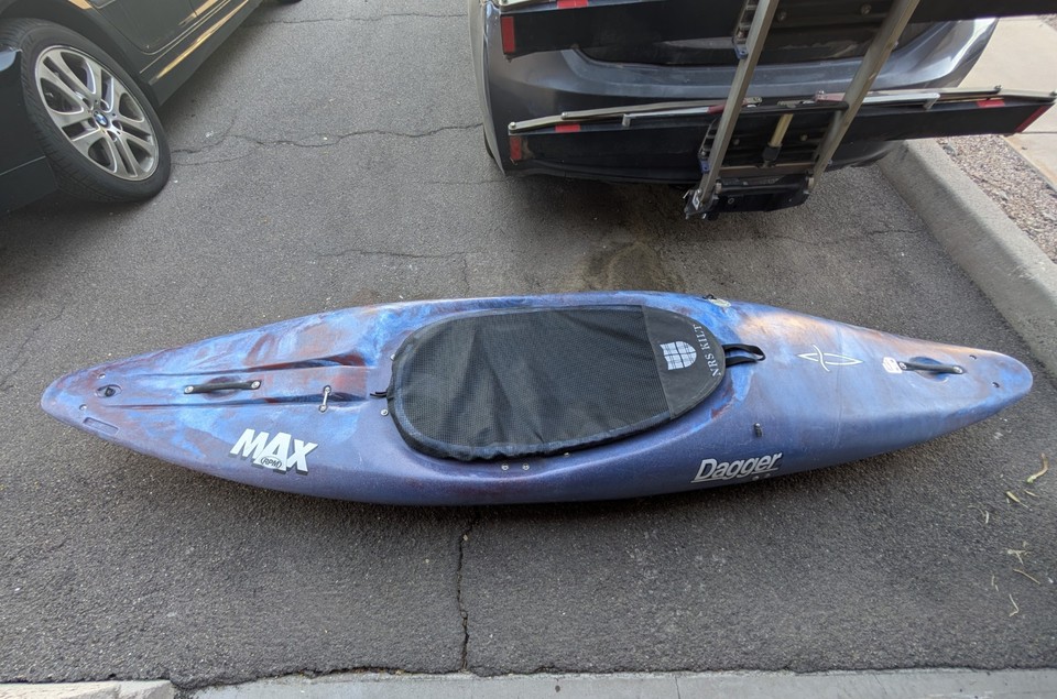 Dagger Max RPM Whitewater Kayak Blue | eBay