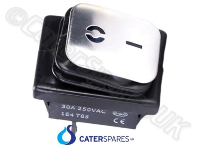 30 amp WATERPROOF S/STEEL ROCKER SWITCH ILLUMINATED 30a HEAVY DUTY IP67 ...