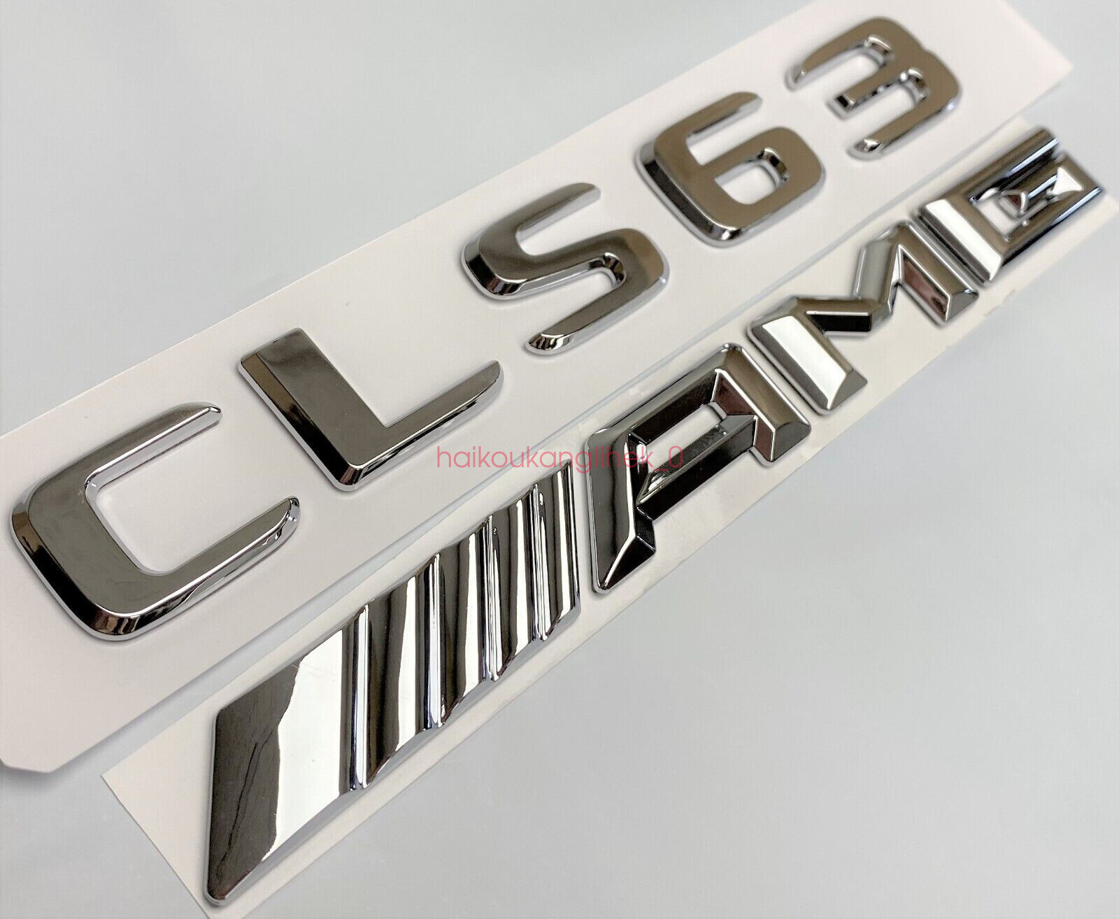 #2 CHROME CLS63+AMG FIT MERCEDES CLS63 REAR TRUNK NAMEPLATE EMBLEM ...