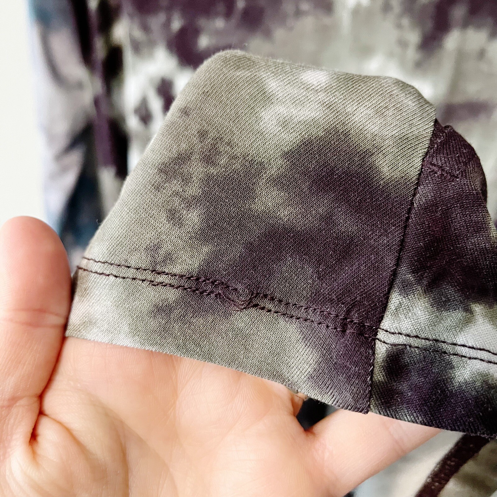 LOGO by Lori Goldstein Colorblock Tie Dye Print Long … - Gem