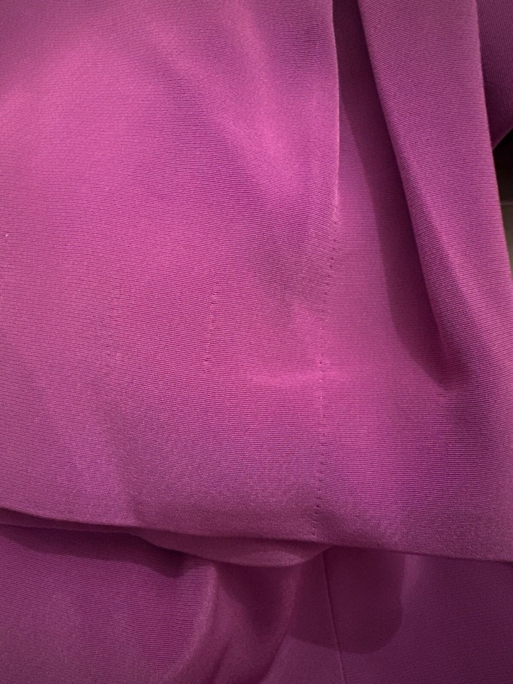 Gina Bacconi Mauve Sequin Bow Over The Knee Mother Of The Bride Dress ...