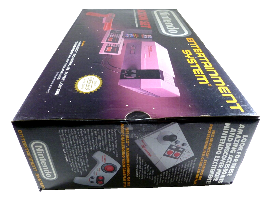 1987 Nintendo Action Set Vintage Console w/ Zapper Gun & Duck Hunt New ...