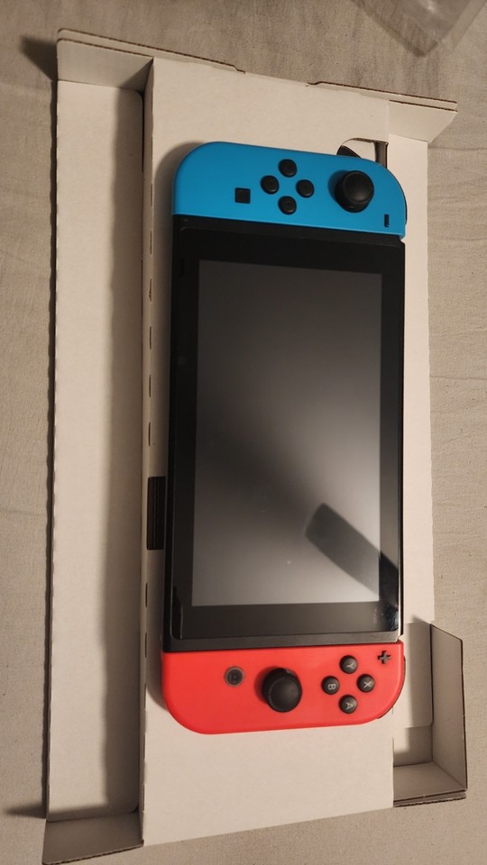 Nintendo Switch Handheld Console Red Blue With Jocons, Games, and ...