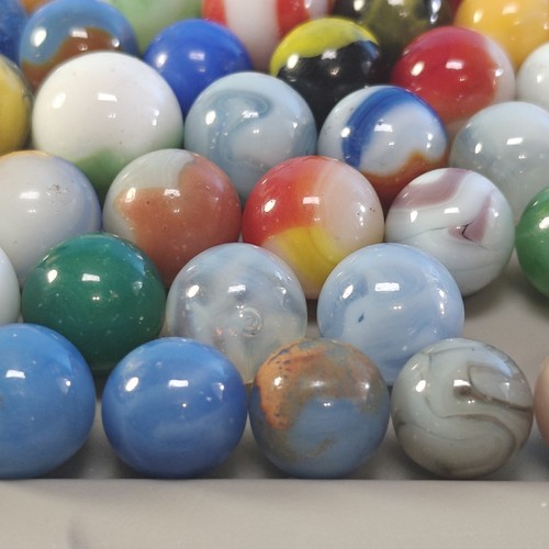Lot Of Vintage Assorted Glass Marbles Vitro Akro Cac Master | eBay